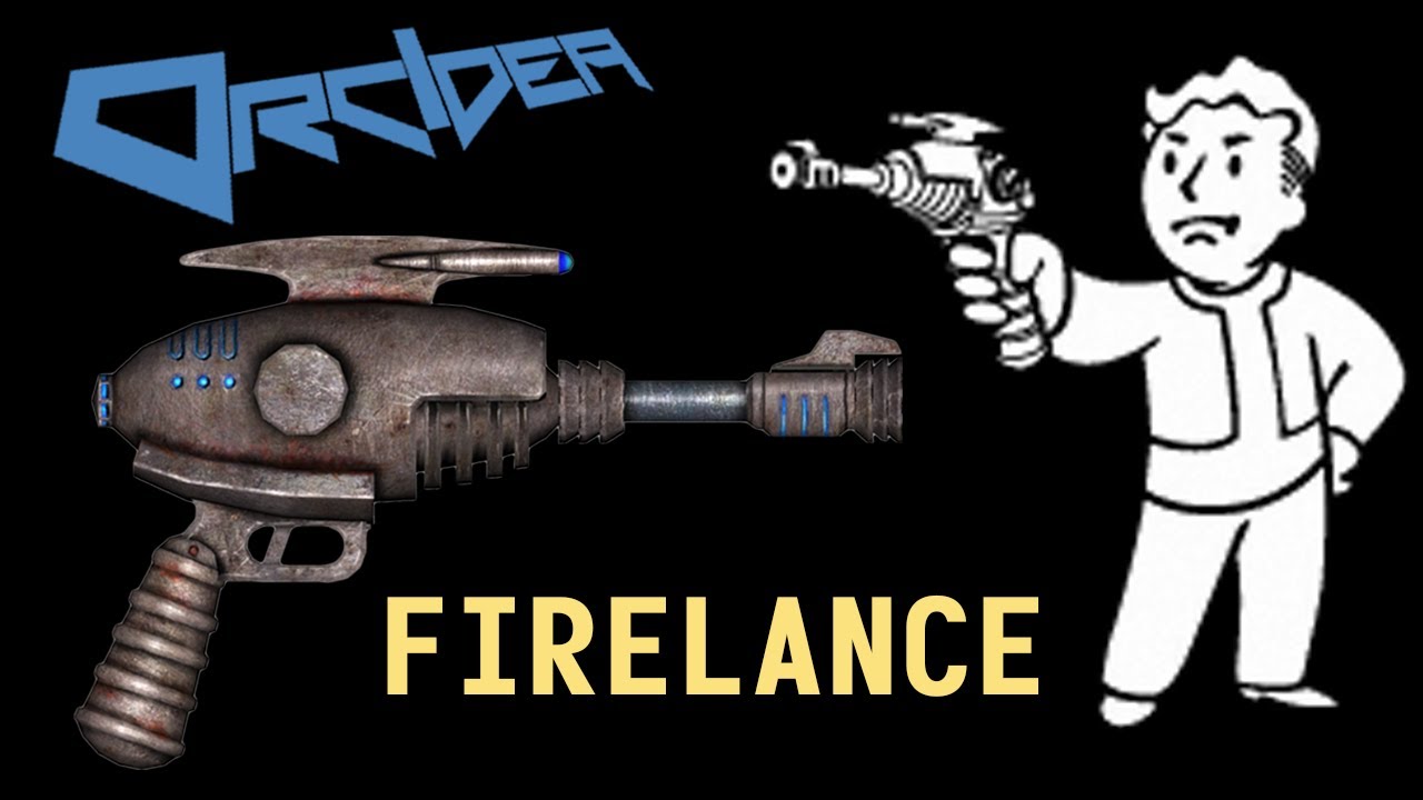 Fallout 3 Unique Weapons - Firelance (unique Alien Blaster) - YouTube
