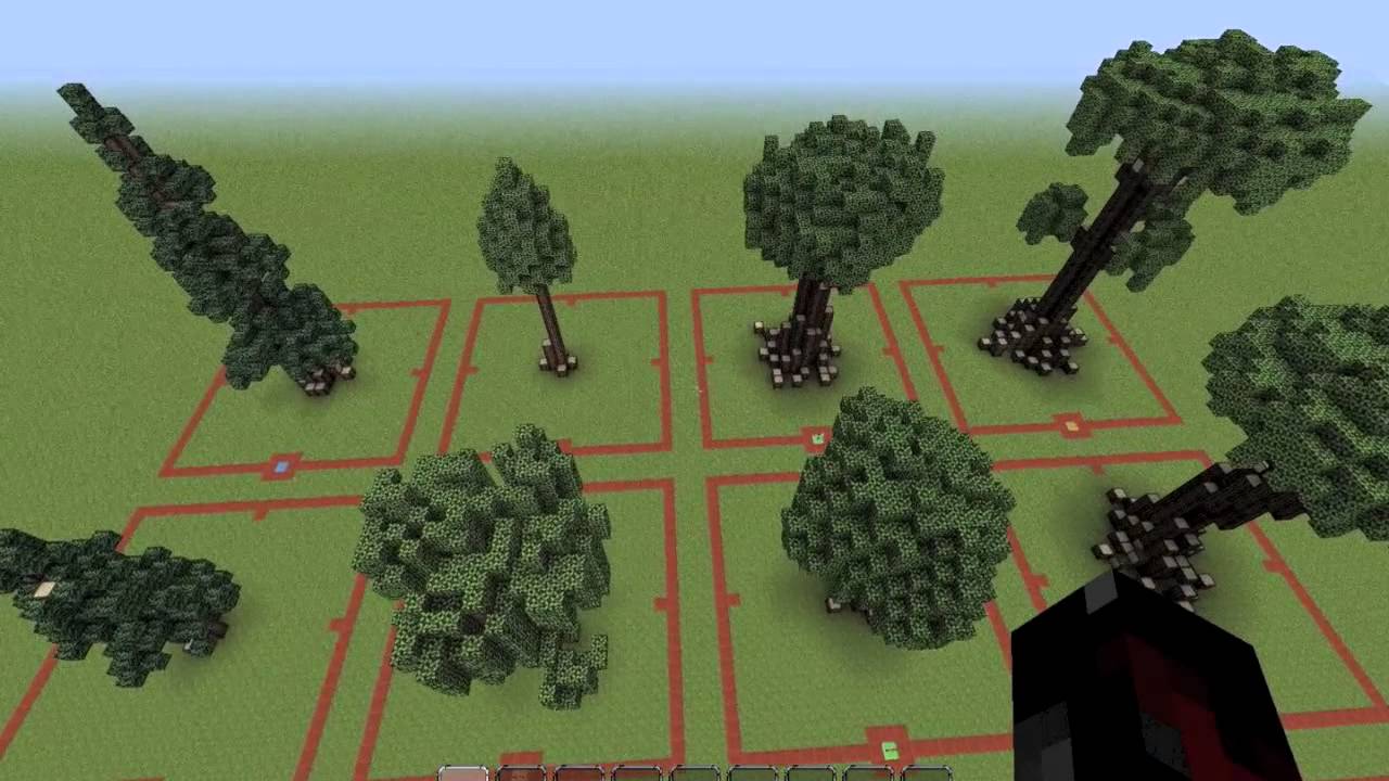 Minecraft Custom Trees Download YouTube