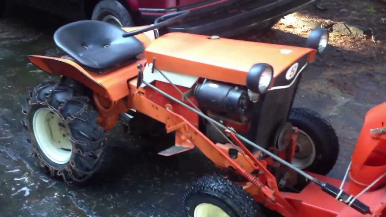 1964 Simplicity Landlord Garden Tractor - YouTube