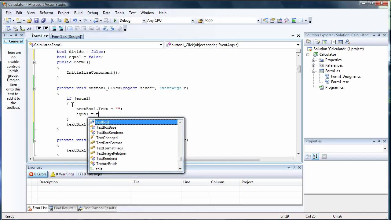 How To Program A Calculator In C Sharp Weebackuper