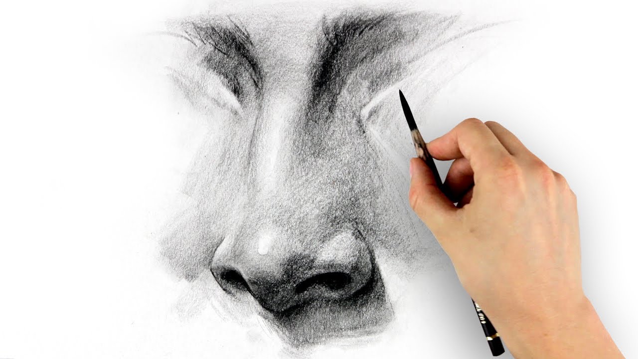 How To Draw A Nose Step By Step YouTube