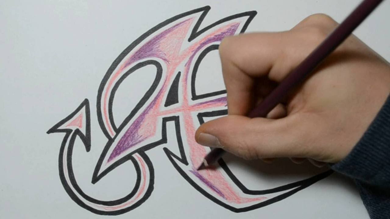 How To Draw Wild Graffiti Letters A YouTube