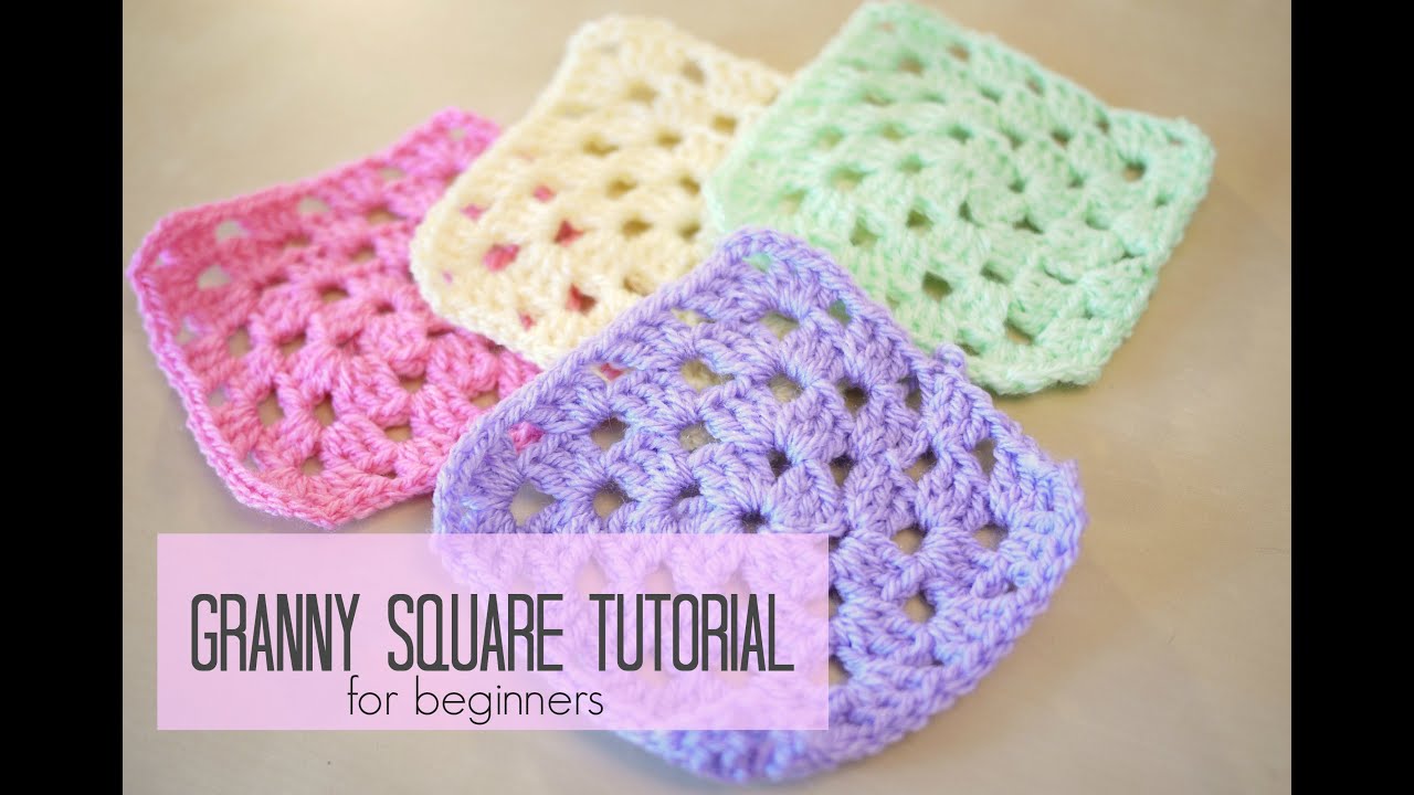 CROCHET How To Crochet A Granny Square For Beginners Bella Coco 