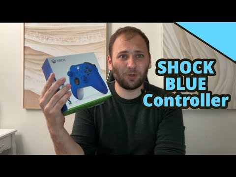 Microsoft Xbox Wireless Controller Shock Blue QAU-00065 Bluetooth
