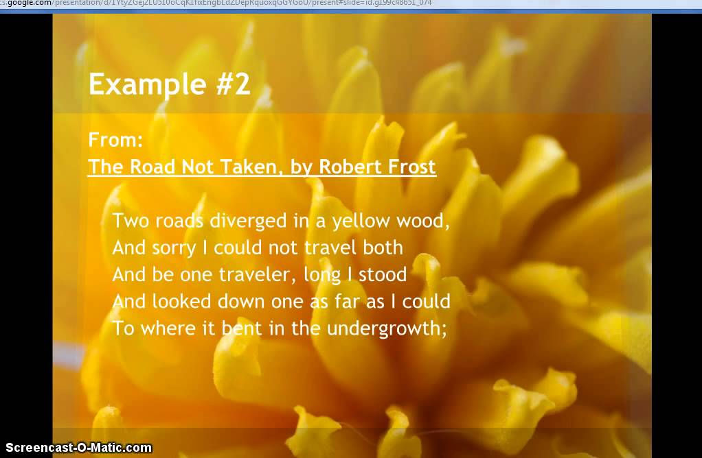 Examples Of Narrative Poetry YouTube