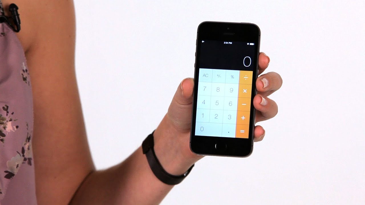 How To Use Built In Scientific Calculator IPhone Tips YouTube
