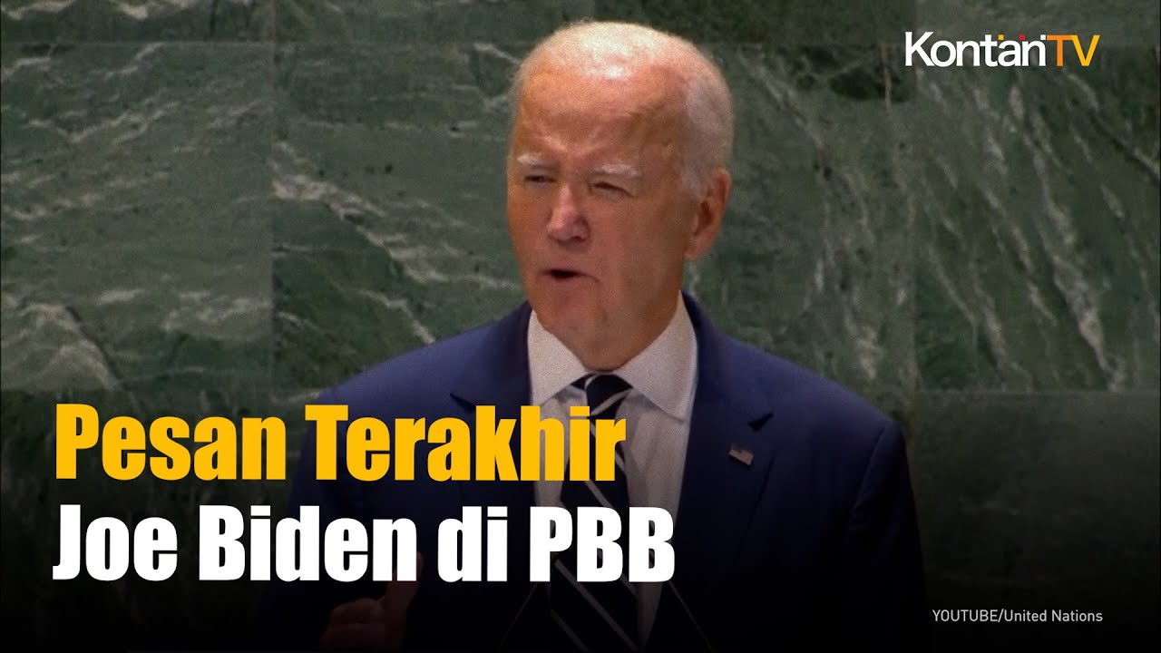 Ini Pesan Joe Biden yang Terakhir Kalinya di Majelis Umum PBB