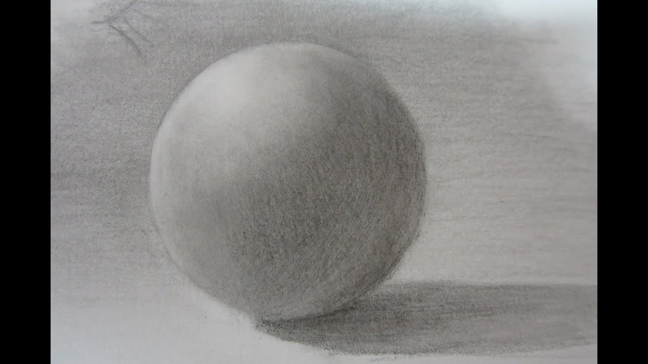  How To Shade A Sphere Pencil Shading Techniqes YouTube