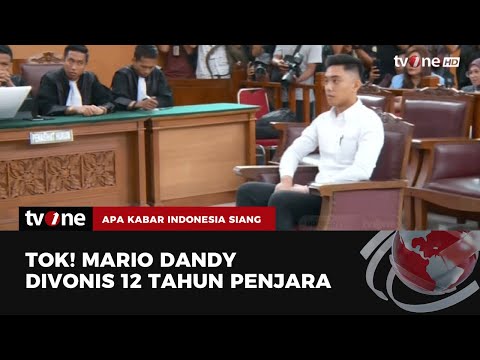 Mario Dandy Divonis 12 Tahun Penjara di Kasus Penganiayaan David Ozora - tvOne