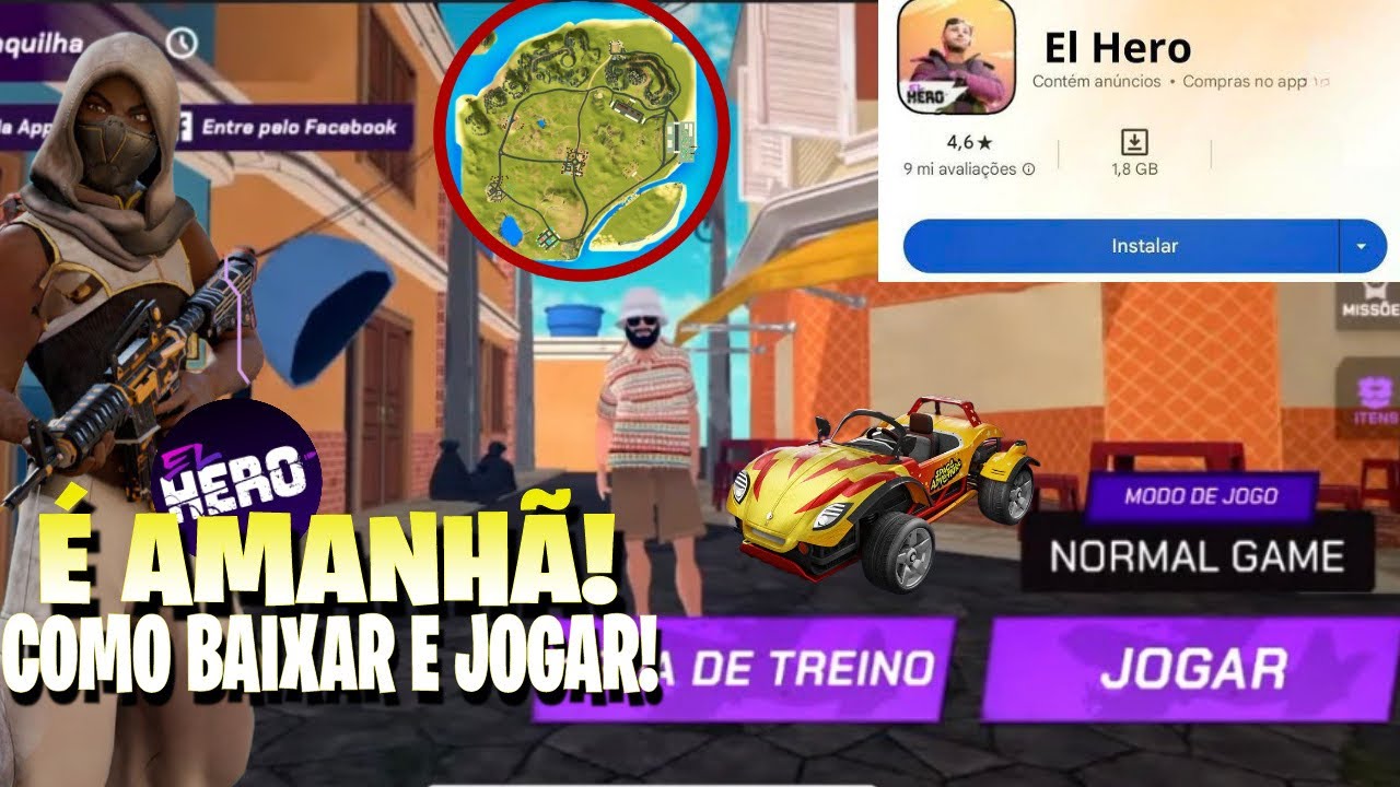 É AMANHÃ!! COMO BAIXAR E JOGAR O ALFA DO EL HERO! TUDO QUE VOCÊ PRECISA SABER!! NOVIDADES EL ...