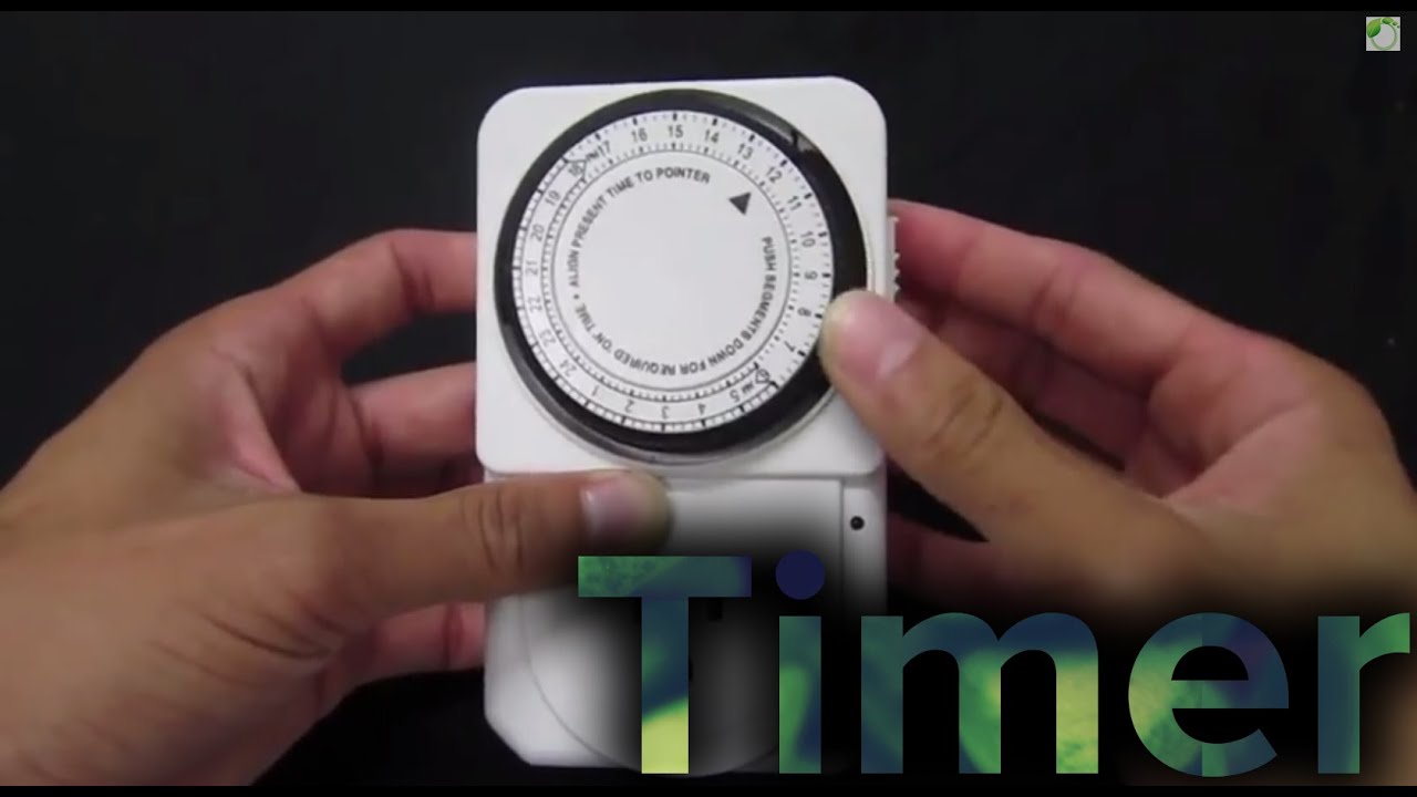 How To Use A Mechanical Timer For Hydroponics Setup Tutorial GrowAce 