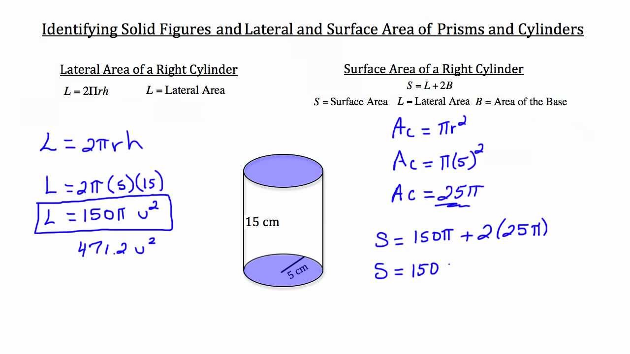 How To Calculate The Surface Area Of Cylinder Volume Of A Hexagonal 