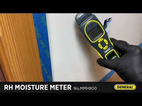 Pin/Pinless Moisture Meter with Temperature and Humidity