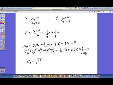 Linear Combinations of Random Variables ( Video ) | Probability | CK-12 ...