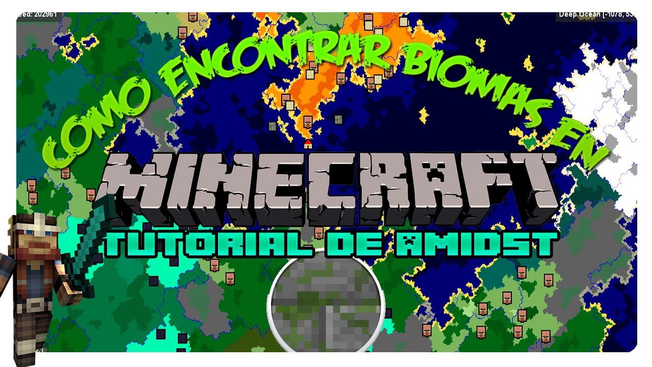 Como Encontrar Biomas En Minecraft 1 8 Youtube