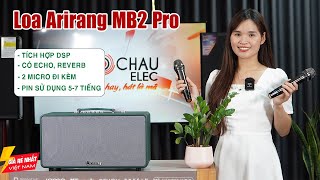 Loa kéo xách tay Arirang MB2 Pro | Cực Hay, Kèm 2 Mic