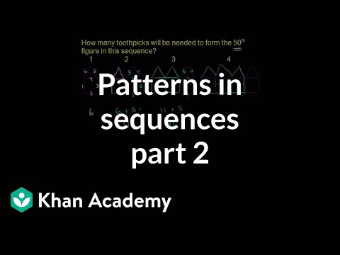 Patterns in Sequences 2 ( Video ) | Geometry | CK-12 Foundation