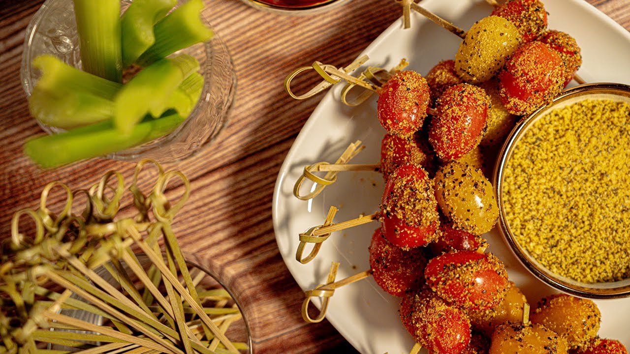 Bloody Mary Tomato Bombs