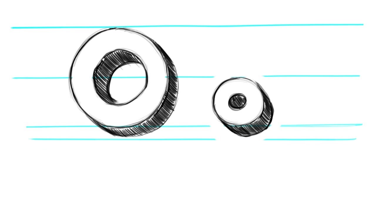 How To Draw 3D Letters O Uppercase O And Lowercase O In 90 Seconds 